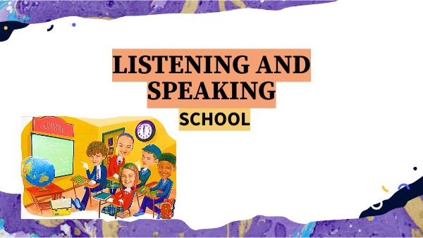 UNIT 7: LISTENING AND SPEAKING (9NO) | Genially