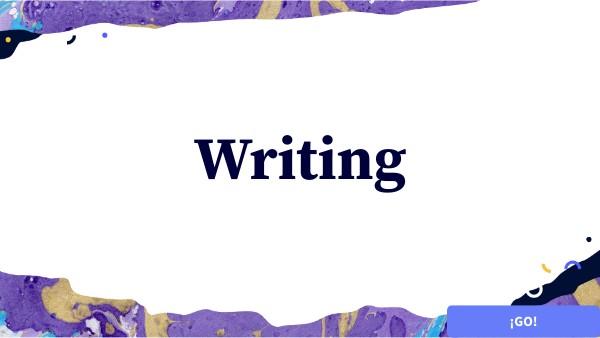 UNIT 2: WRITING:MODE (8VO) | Genially