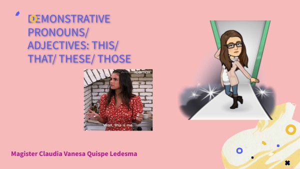 Demonstratives This that