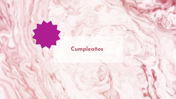 Cumpleaños | Genially