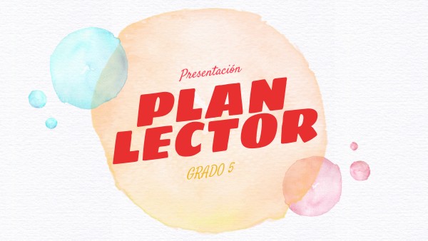 agenda plan lector 5