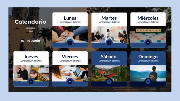CALENDARIO SEMANAL | Genially