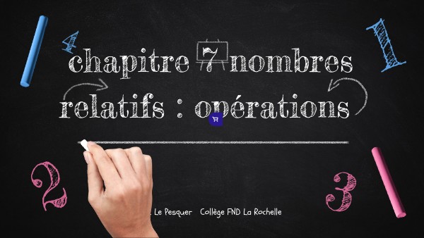Chapitre 7 nombres relatifs : opérations | Genially