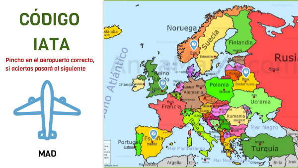 JUEGO CÓDIGOS IATA | Genially