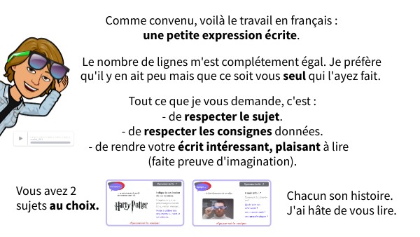 FICHES Expression écrite