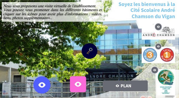Visite virtuelle établissement | Genially