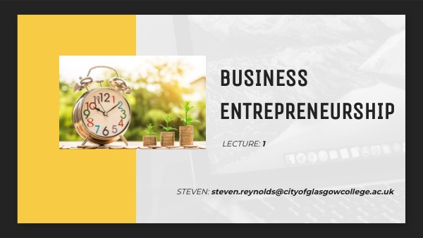 LECTURE 1 - INTRO | Genially