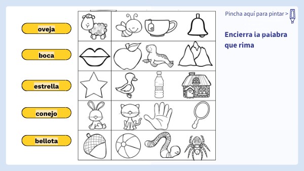 ENCONTRAR RIMAS | Genially