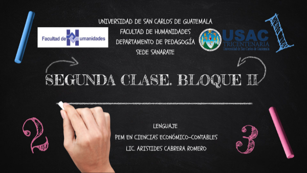 II CLASE. PEM ECONÓMICO CONTABLE II BLOQUE | Genially