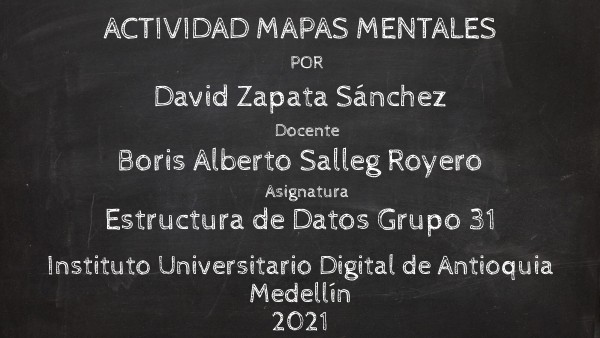 MAPAS MENTALES ESTRUCTURA DE DATOS | Genially