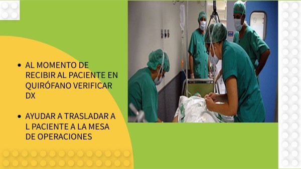 + INTERVENCION DE ENFERMERIA EN EL TRANSOPERATORIO