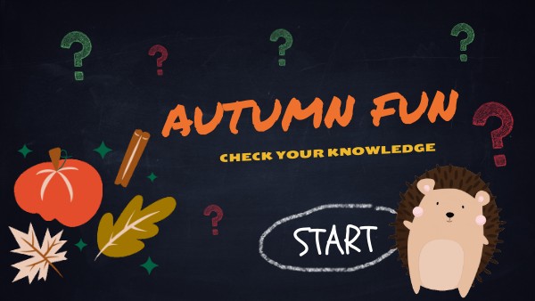 AUTUMN FUN QUIZ | Genially