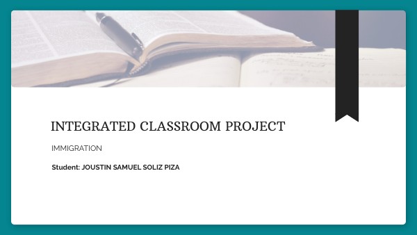 INTEGRATED CLASSROOM PROJECT