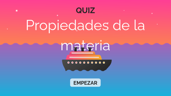 Propiedades de la materia