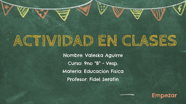 ACTIVIDAD EN CLASES | Genially