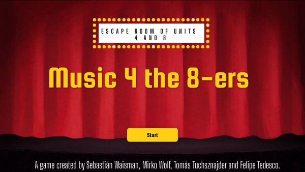ESCAPE ROOM MUSICAL | Genially