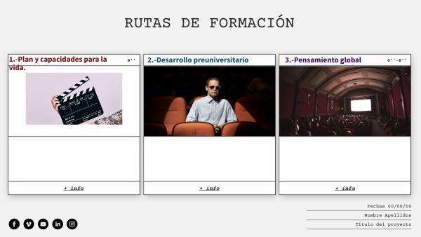 Rutas de formación | Genially