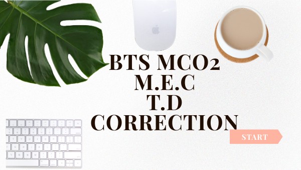 Correction - MEC BTS MCO2 TD l'entretien d'évaluation | Genially