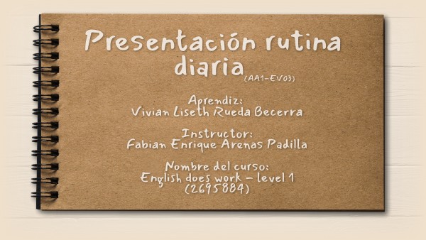 Mi rutina diaria | Genially