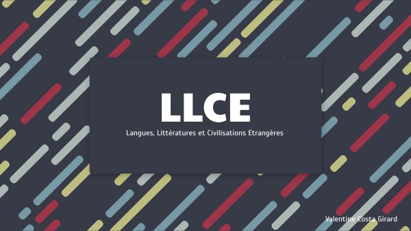 1er COURS LLCE | Genially