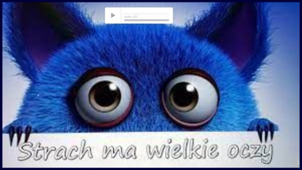 Strach ma wielkie oczy | Genially