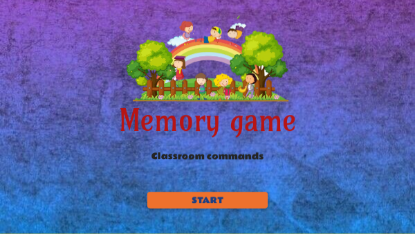 Memory game. Classroom commands | Genially