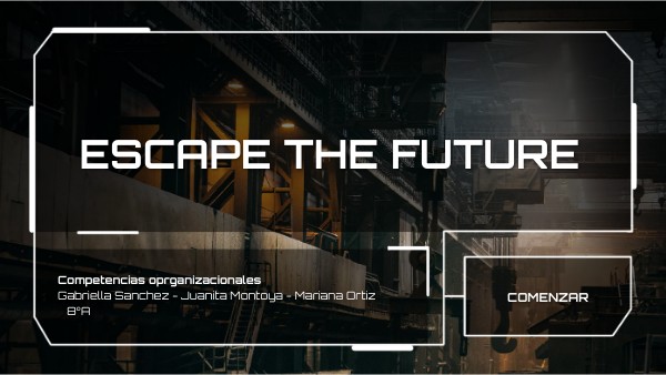 Escape the future | Genially