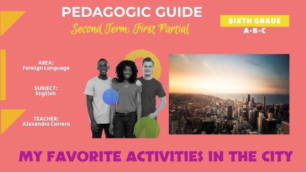 PEGAGOGIC GUIDE SIXTH GRADE