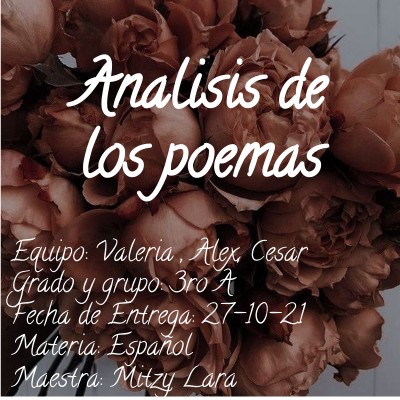 Analisis de los poemas | Genially