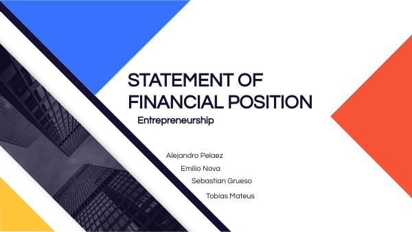 Statement of Financial Positions