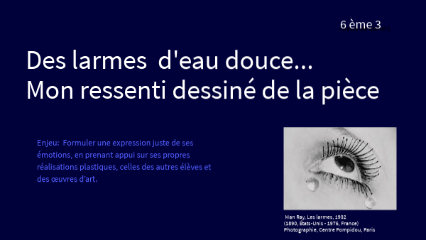 Mon ressenti dessiné | 6ème 3. | Genially