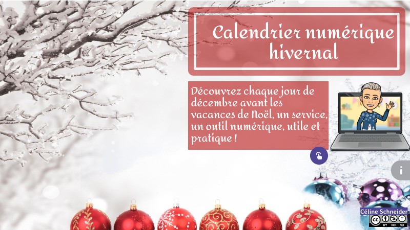Calendrier numerique hivernal