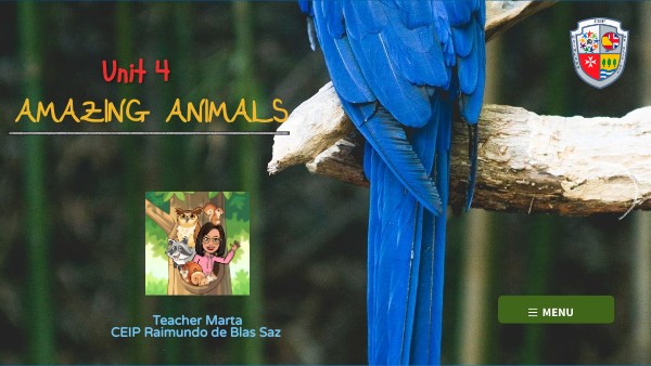 UNIT 4: AMAZING ANIMALS (English 5) | Genially