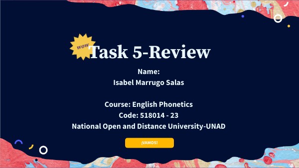 Task 5- Review- Isabel Marrugo Salas | Genially