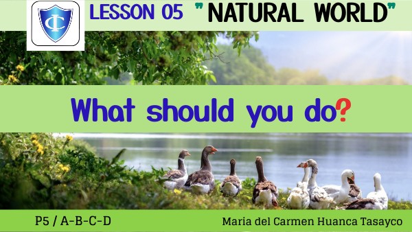 LESSON 05 - P5 - NATURAL WORLD - TIV