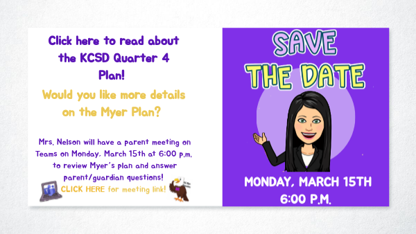 Myer Save the Date | Genially