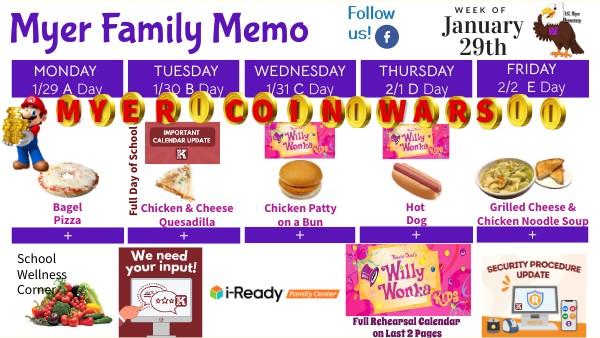 Myer Family Memo 1-29-24 | Genially