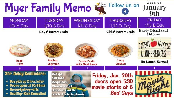 Myer Family Memo 1-9-23