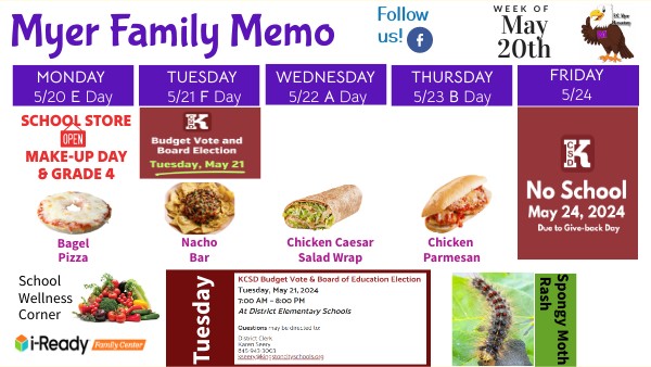 Myer Family Memo 5-20-24 | Genially