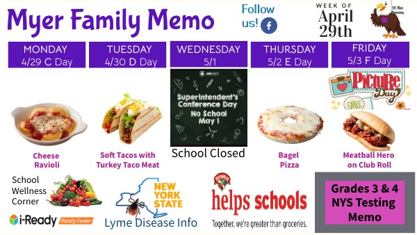 Myer Family Memo 4-29-24 | Genially