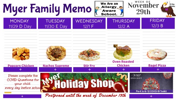 Myer Family Memo 11-29-21 | Genially