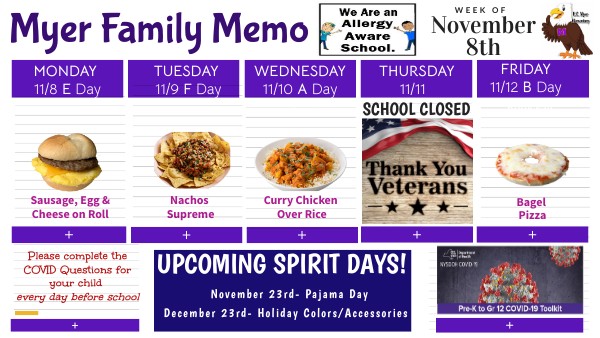 Myer Family Memo 11-8-21 | Genially