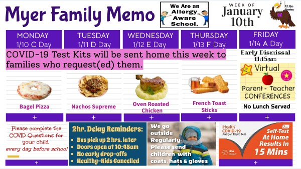 Myer Family Memo 1-10-22