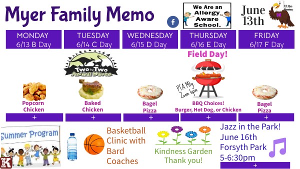 Myer Family Memo 6-13-22