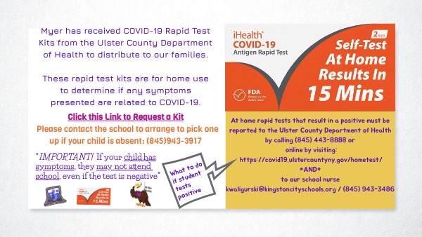 Rapid Test Kit Distribution