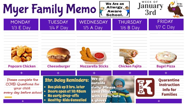 Myer Family Memo 1-3-22