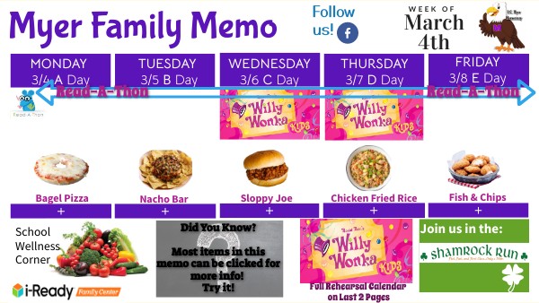 Myer Family Memo 3-4-24 | Genially