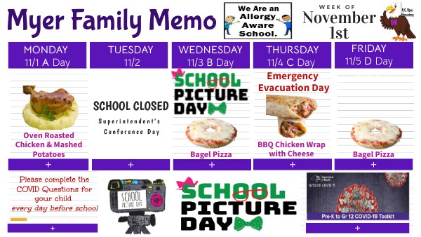 Myer Family Memo 11-1-21 | Genially