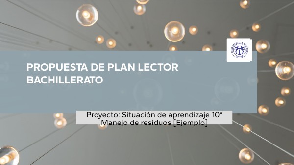 Presentación Plan lector | Genially