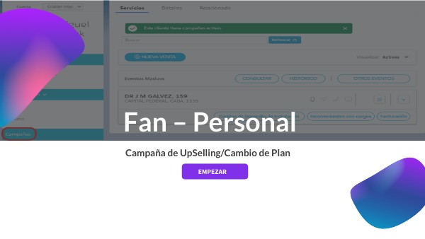 Campañas Upselling/Cambio de plan | Genially